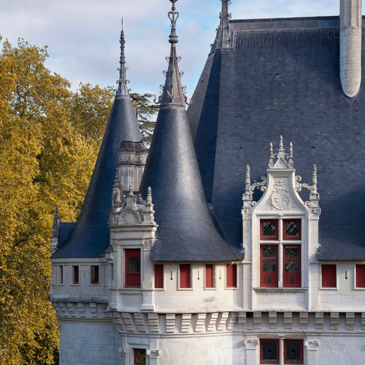 The architecture of the château