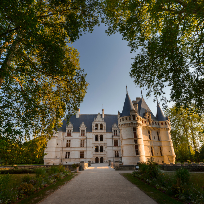 The architecture of the château